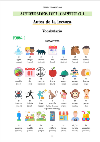 Teacher's Guide Olivia y los monos Verónica Moscoso – CPLI (Command ...